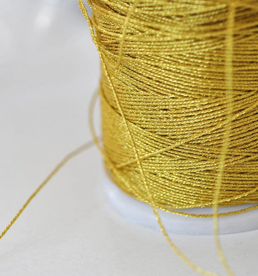 Metallic Gold Thread, Original Thread, Couture Thread, Embroidery, Gold ...