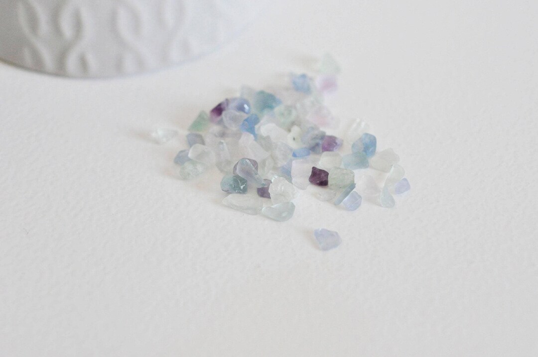 Natural Fluorite Sand 310mm, Chips for Jewelry Making and Jesmonite, X ...