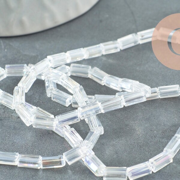 Rectangle Glass Bead - Etsy