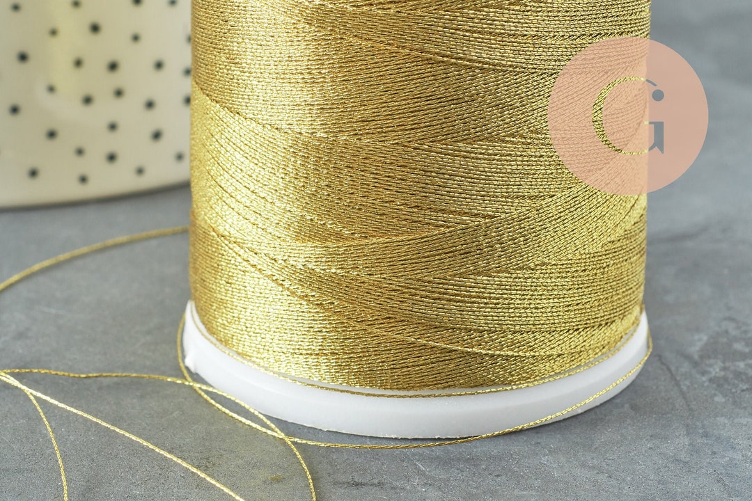 Metallic Gold Thread, Original Thread, Embroidery Sewing Thread, Gold ...