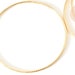Round Textured 304 Stainless Steel Bangle Bracelet, Gold 68mm, Gold ...