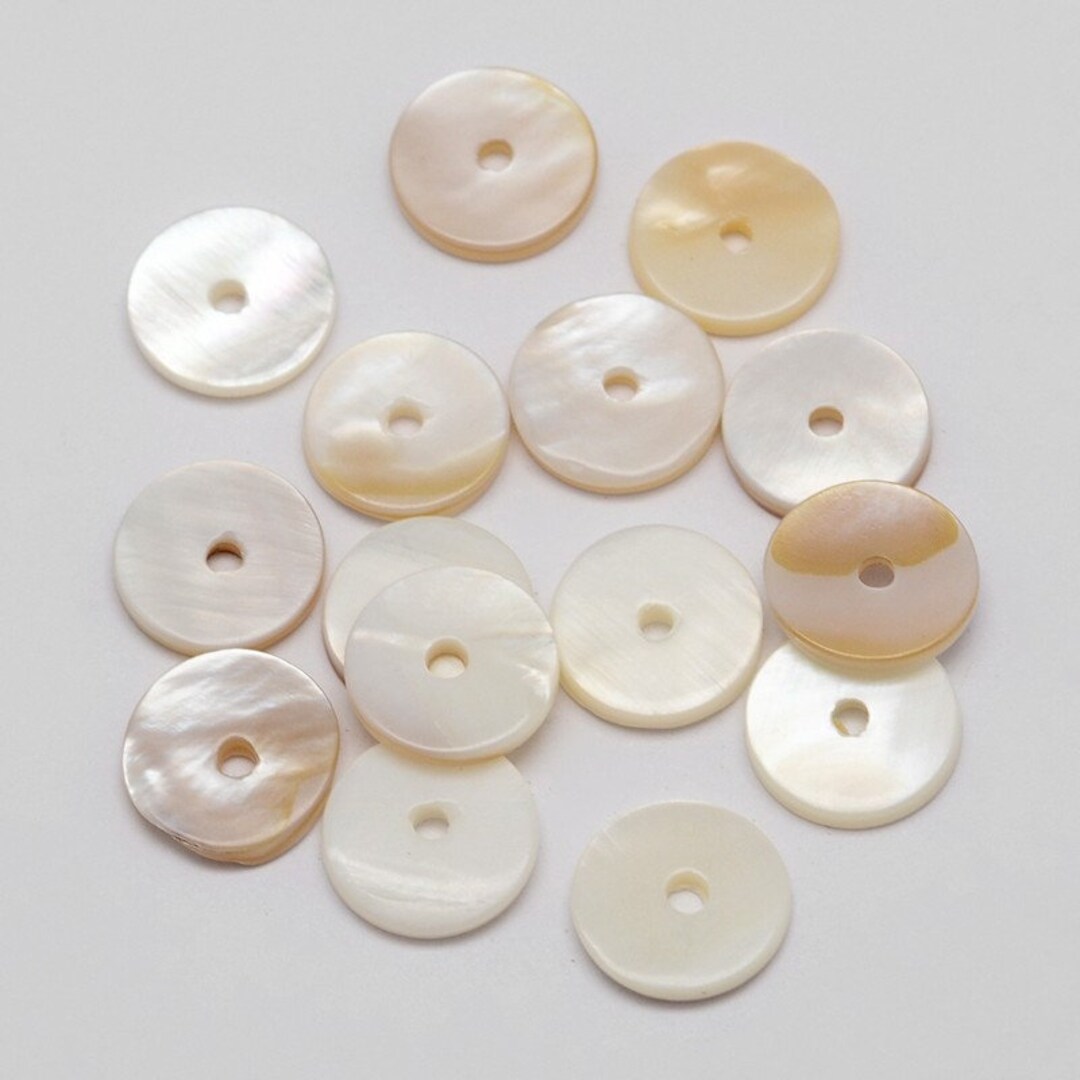 Natural White Heishi Shell Beads, White Shell Roundel, Ivory Shell ...