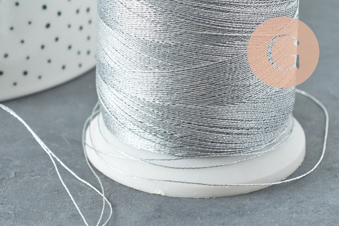 Metallic Silver Thread, Original Thread, Jewelry Creation, Embroidery ...