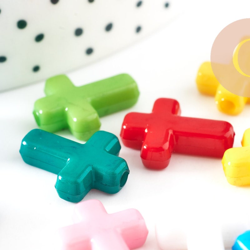 Plastic Cross Pendants - Etsy