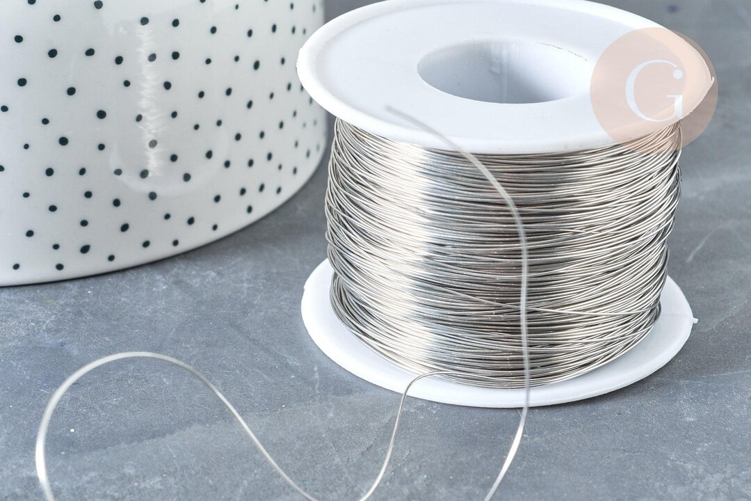 0.5mm Silver Platinum Stainless Steel Wire, Fine Metal Wire for Jewelry ...