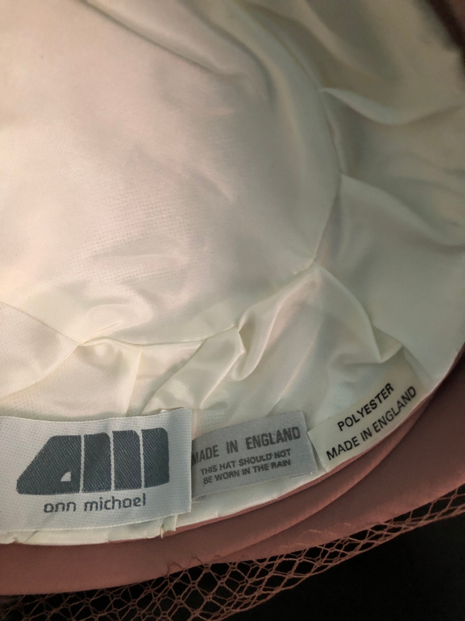 Vintage ANN MICHAEL Blush Pink PILLBOX Vintage Feather Hat - Etsy