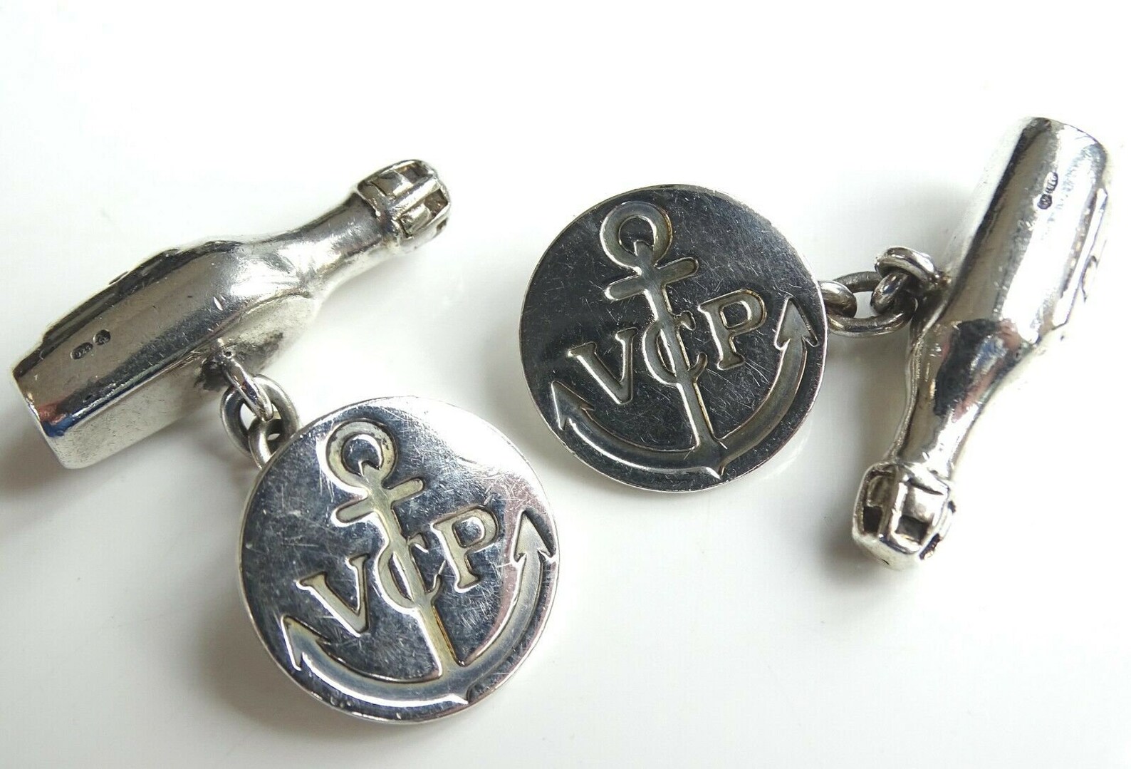 Veuve Clicquot Champagne VCP Bottle Cufflinks Anchor Original - Etsy ...
