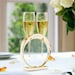 Brand New Moet Chandon Champagne LOVERS Glasses the WEDDING BAND Set ...