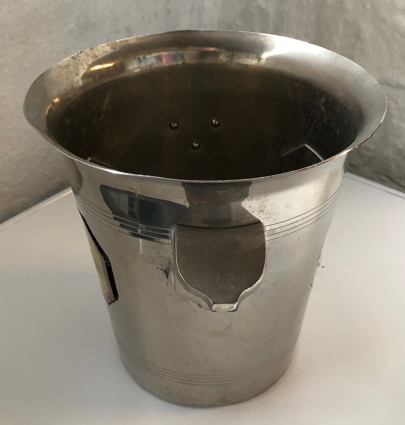 KRUG Champagne Vintage Steel Golden Label Bucket Cooler 1970s - Etsy