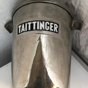 Taittinger Champagne Art Deco Bucket Used Vine Design Handle Produced ...