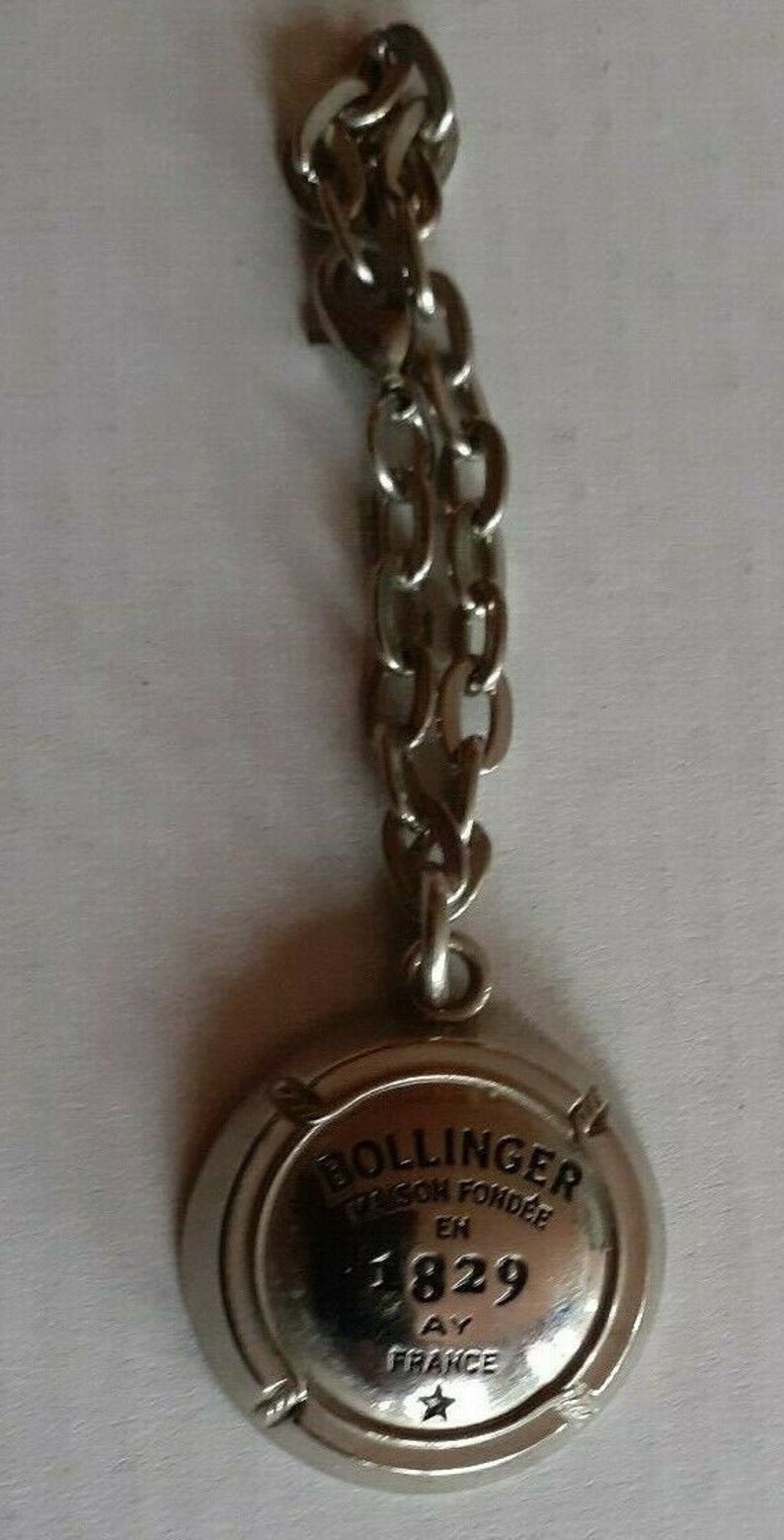Bollinger Champagne Chrome Metal CAPSULE KEYRING CLASSY - Etsy