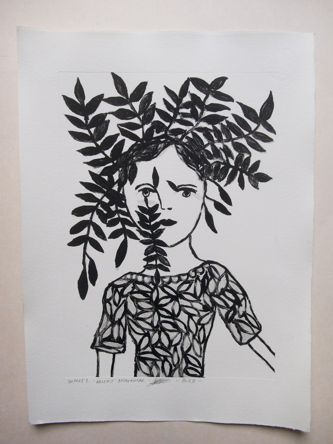 Daphné Mythology Original Art Daphné 2 Original Print - Etsy