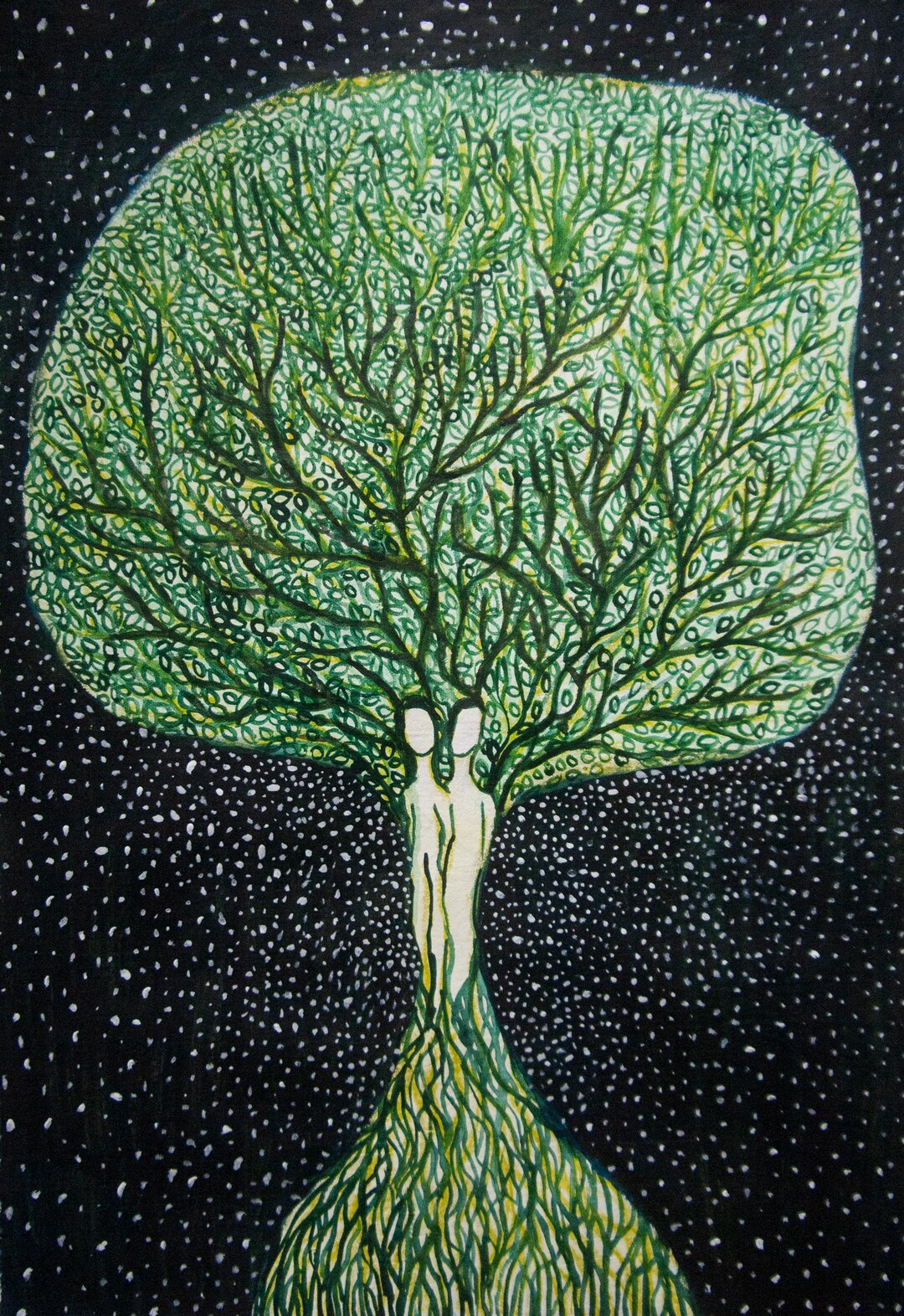 Original Art Painting Philemon and Baucis Greek Myth Lovers - Etsy