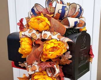 Fall Mailbox Swag - Etsy