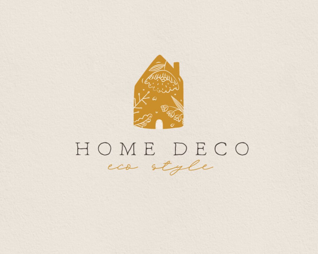 Home Deco Logo | Home Deco Store Logo | Home Deco Blog Logo | Premade ...