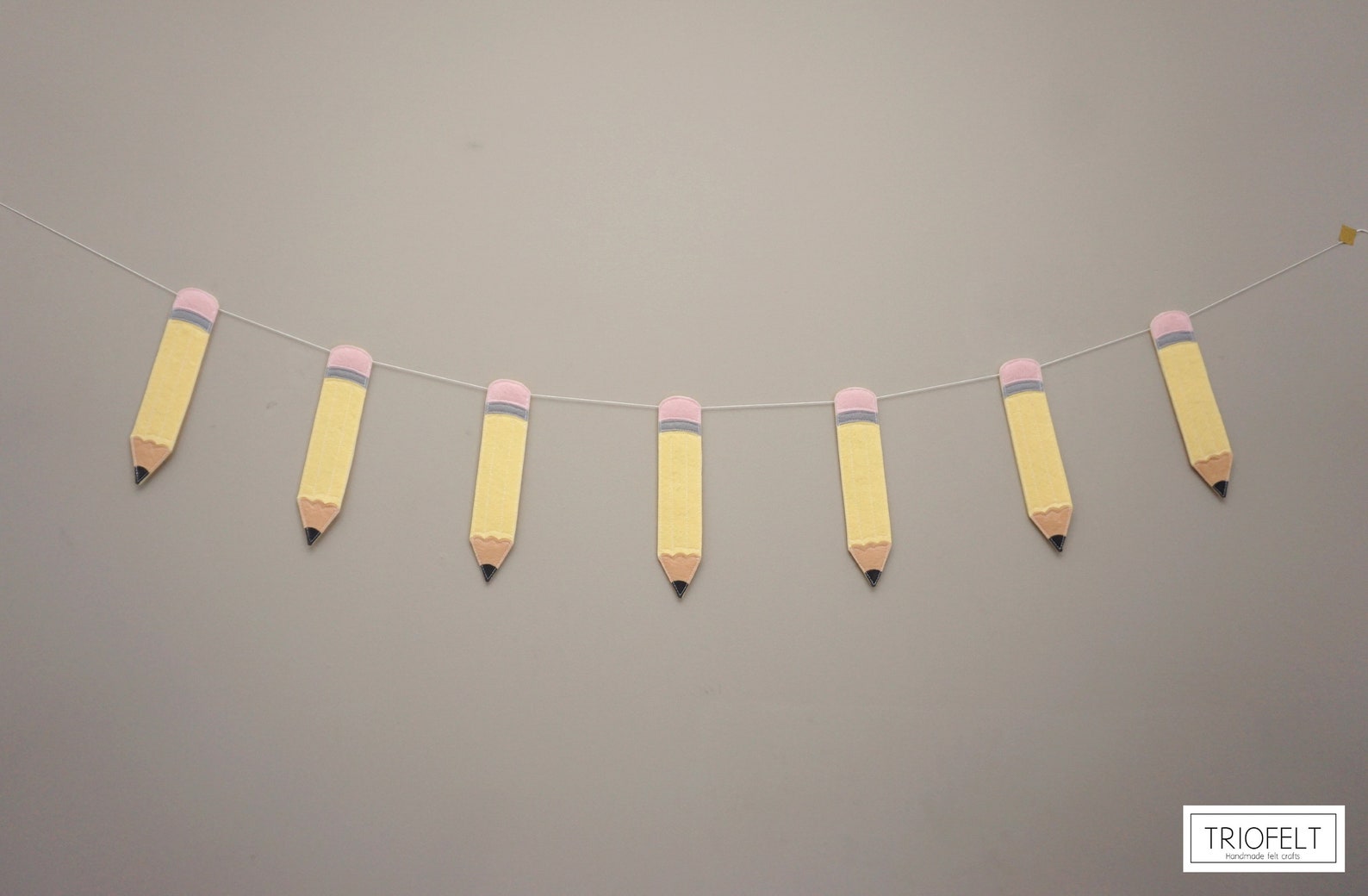 Pencil Bunting, Crayon Bunting, Playroom Garland, Teacher Bunting ...