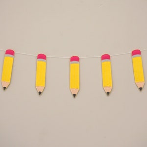 Pencil Bunting, Crayon Bunting, Playroom Garland, Teacher Bunting ...