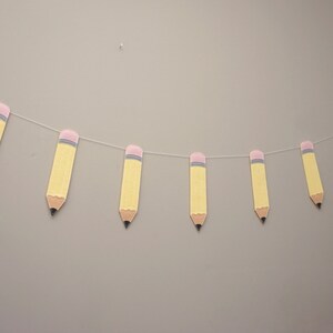 Pencil Bunting, Crayon Bunting, Playroom Garland, Teacher Bunting ...