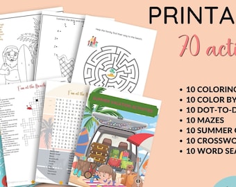 Summer Activities, Summer Printables, Summer Games, Summer Activity ...