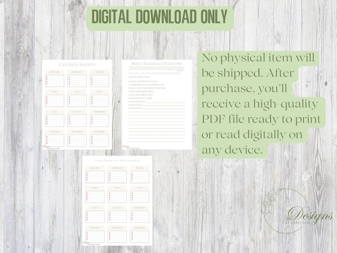 2026 Christian Women’s Digital Planner | Minimalist Faith-based Life ...