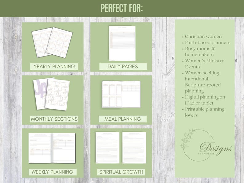 2026 Christian Women’s Digital Planner | Minimalist Faith-based Life ...