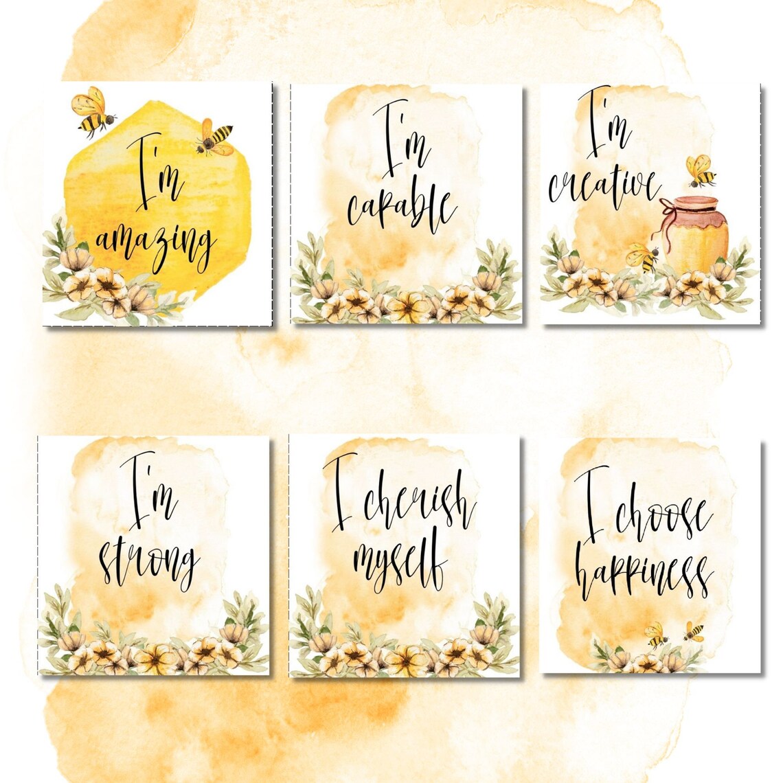 Affirmation Cards, 54 Affirmation Cards for Women, Daily Affirmations ...