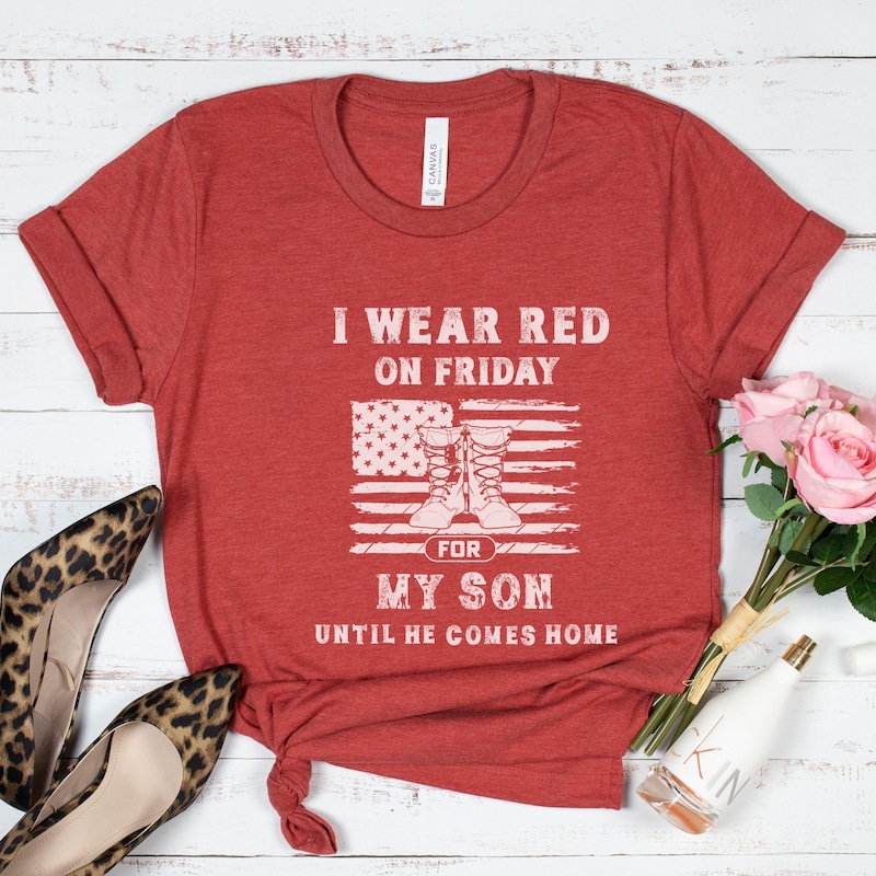 I Wear Red Transfers - Etsy