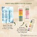 Printable Bible Study Bundle, Printable Bible Tabs, Bible Reading ...
