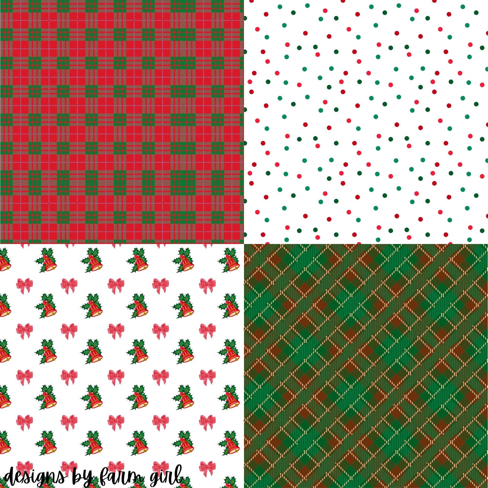 Christmas Gnomes Digital Paper Pack Christmas Paper Pack - Etsy