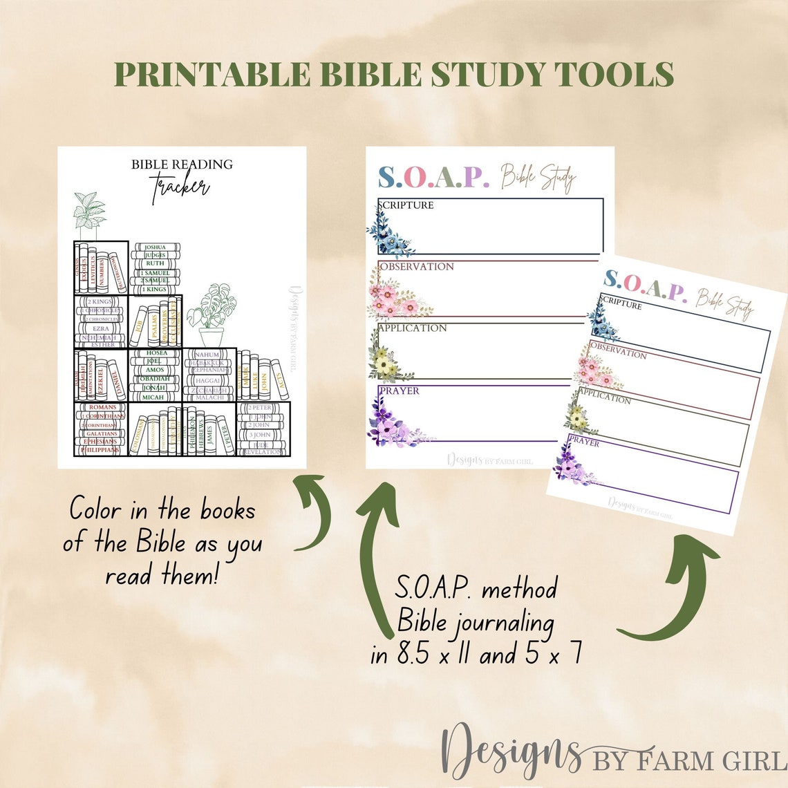 Printable Bible Study Bundle Printable Bible Tabs Bible - Etsy