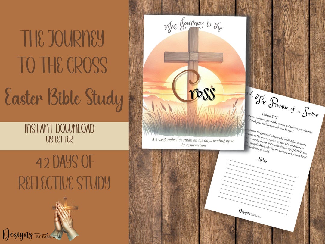 Lent & Easter Bible Study: Journey to the Cross, 42-day Journal ...