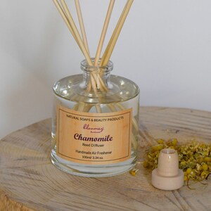Chamomile Reed Diffuser, Natural Room Diffuser, Eco-friendly Home ...