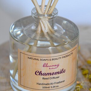 Chamomile Reed Diffuser, Natural Room Diffuser, Eco-friendly Home ...