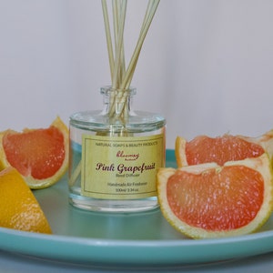 Pink Grapefruit Reed Diffuser, Natural Home Fragrance - Etsy
