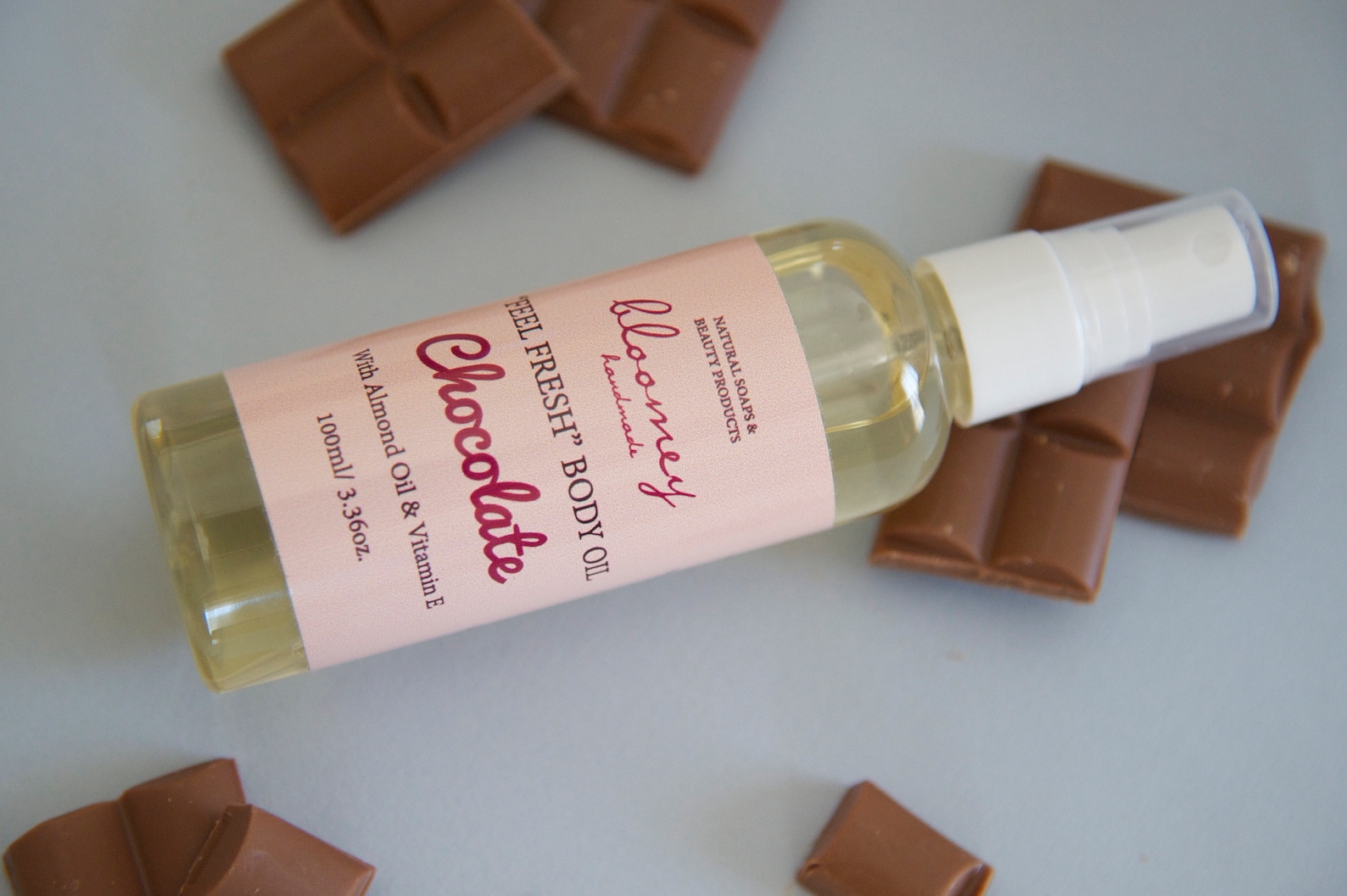 Chocolate Moisturizing Body Oil, Almond Oil & Vitamin E - Etsy