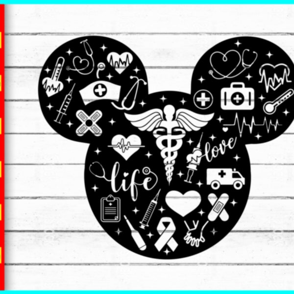 Minnie Mouse Nurse Svg - Etsy