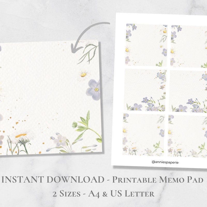 Memo Pad - Etsy