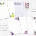 BIG BUNDLE Floral Printable Stationery Spring Summer Flower Letter ...
