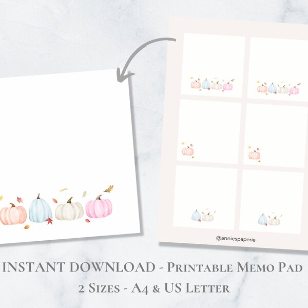 Memo Pad - Etsy