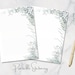 Eucalyptus Border Printable Stationery Watercolor Stationary Botanical ...