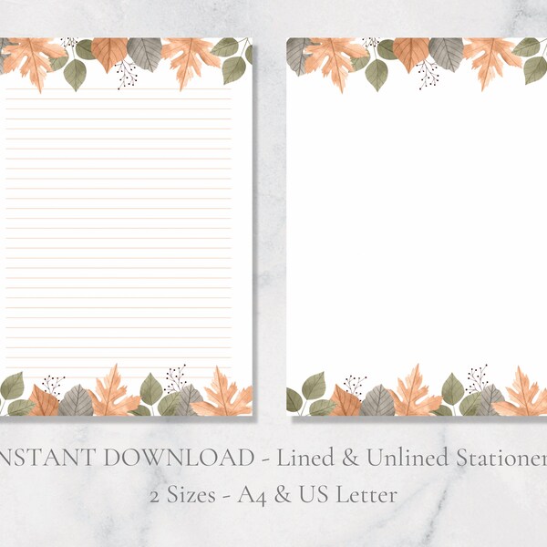 Autumn Leaves Letter - Etsy