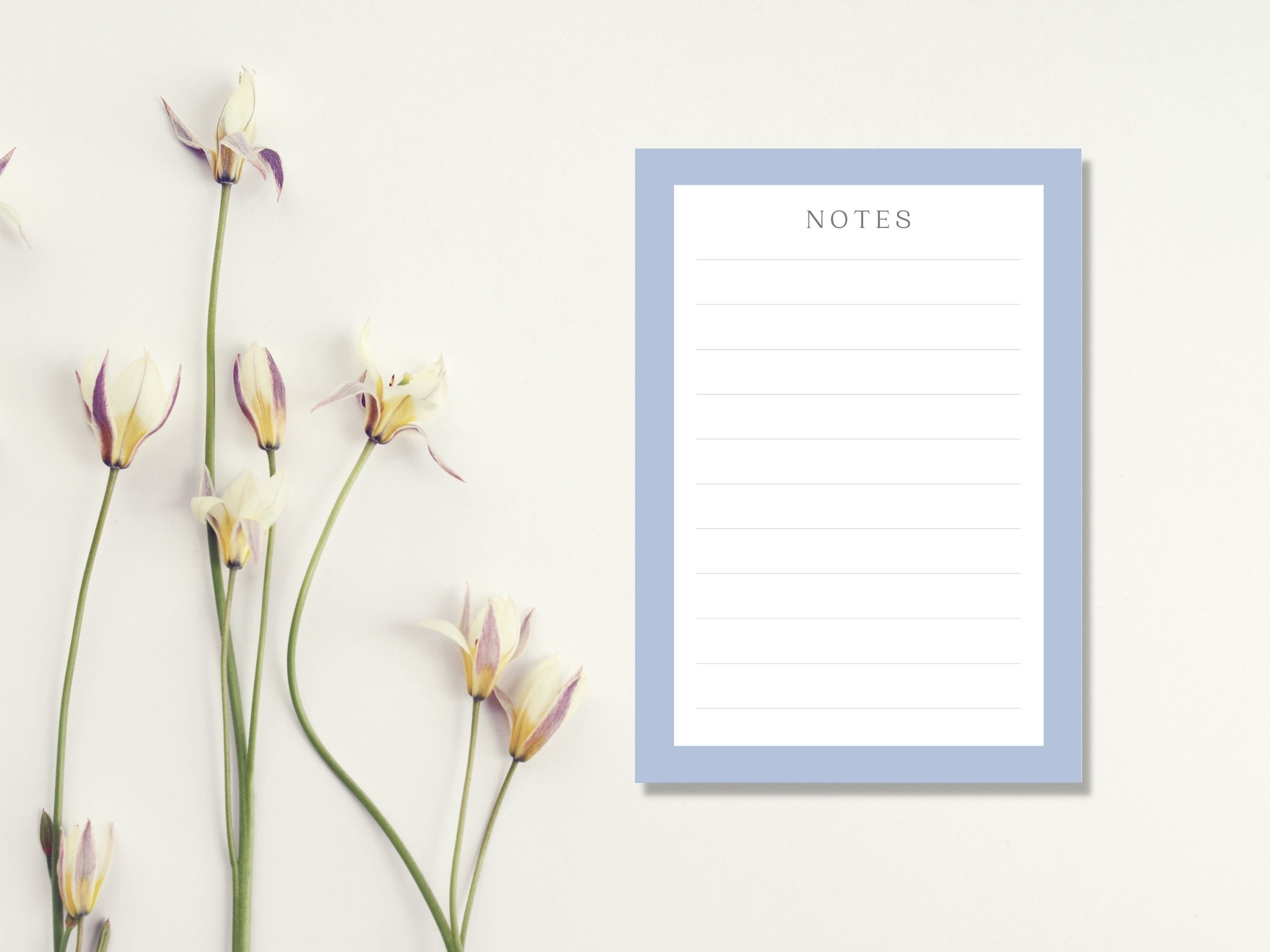 Blue Pastel Printable Writing Paper Stationary Paper Set - Etsy