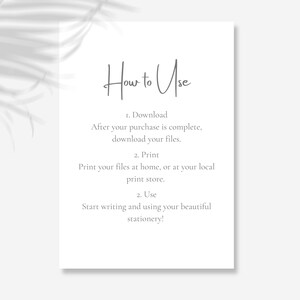 Daisy Buttercup Printable Stationery Floral Printable Stationary Paper ...