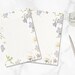 Wild Flowers Watercolor Printable Stationery Flower Stationary ...