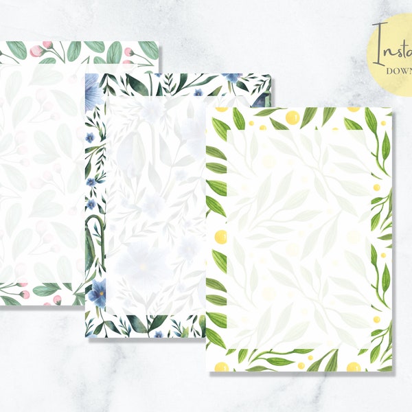 Pretty Writing Paper - Etsy