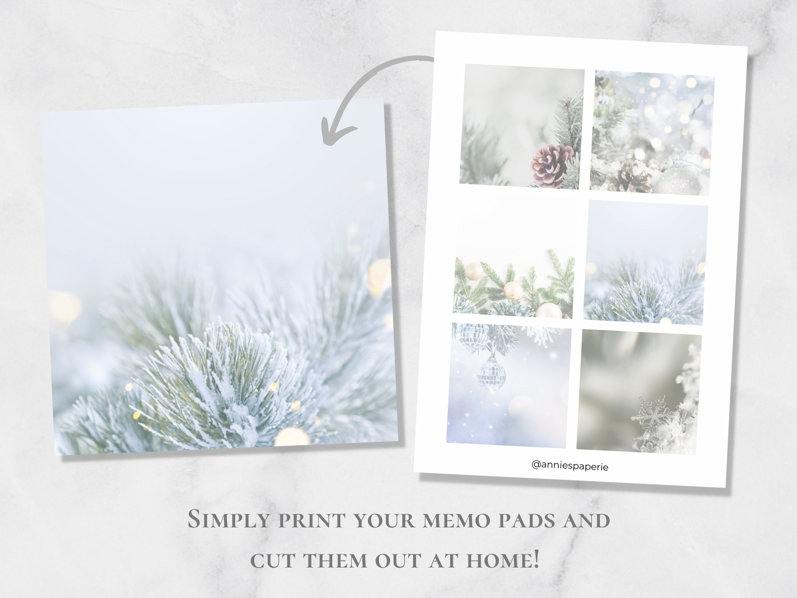 BUNDLE Christmas Stationery Printable Holiday Stationary Paper - Etsy