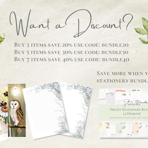 Daisy Buttercup Printable Stationery Floral Printable Stationary Paper ...