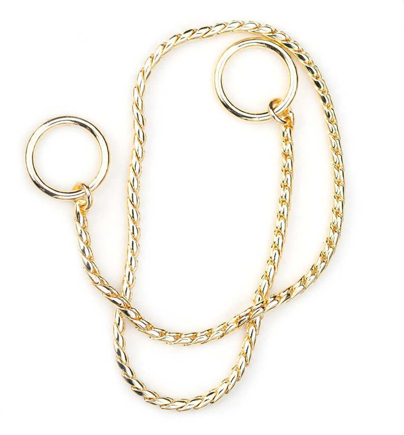 GOLD 2mm Snake Chain for Show Lead Dog Show Lead Choke - Etsy Canada