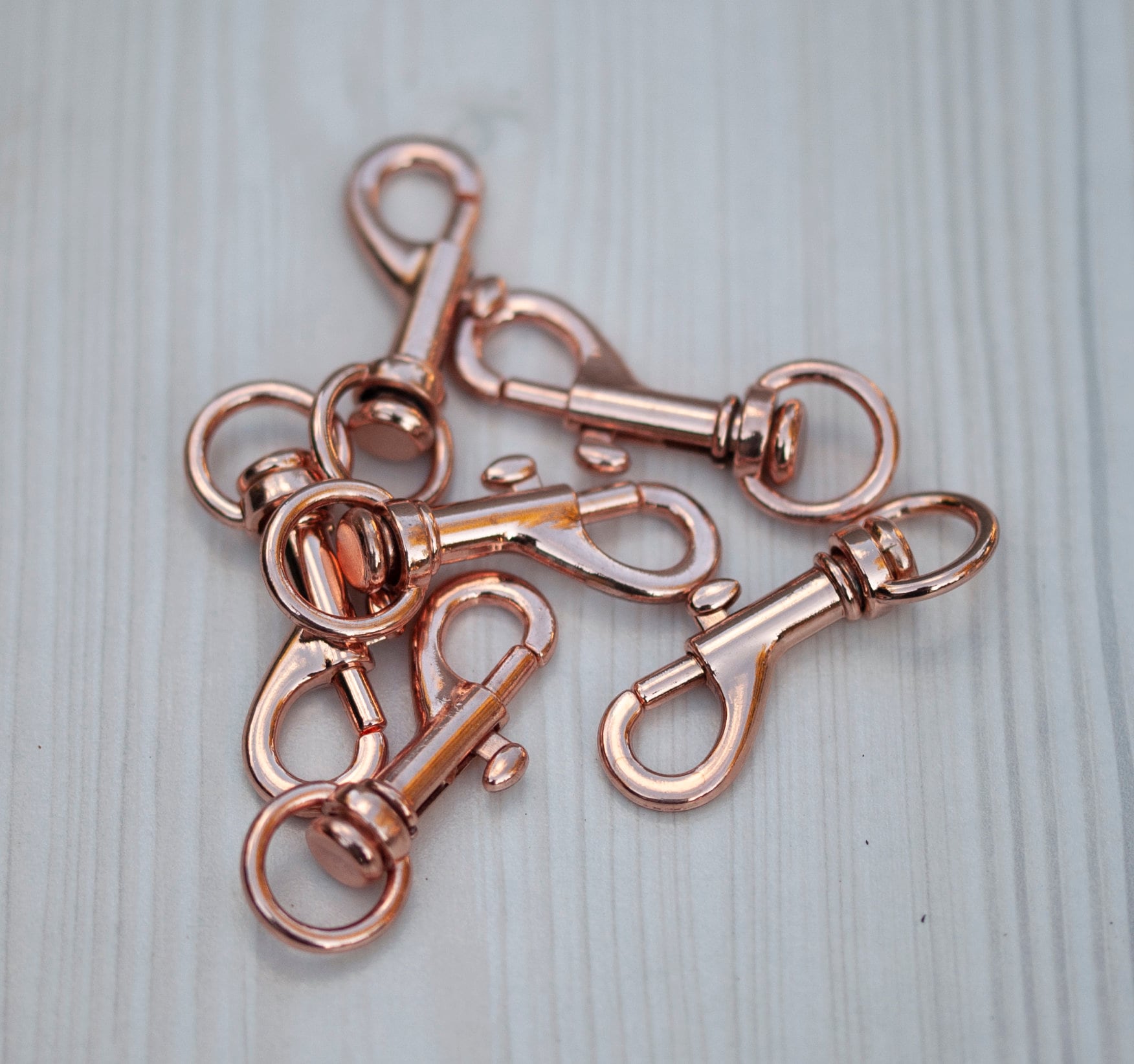 Snap Hook 46 Mm Gold Bronze Silver Black Rose Gold | Etsy