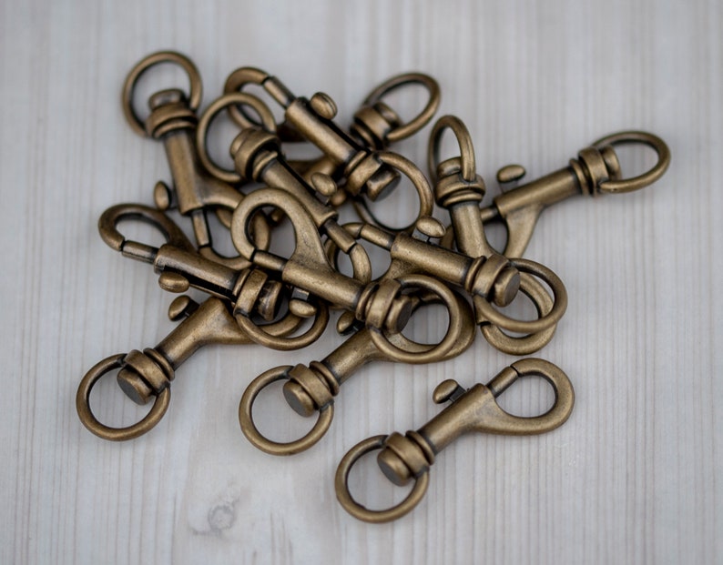 Snap Hook 46 Mm Gold Bronze Silver Black Rose Gold | Etsy